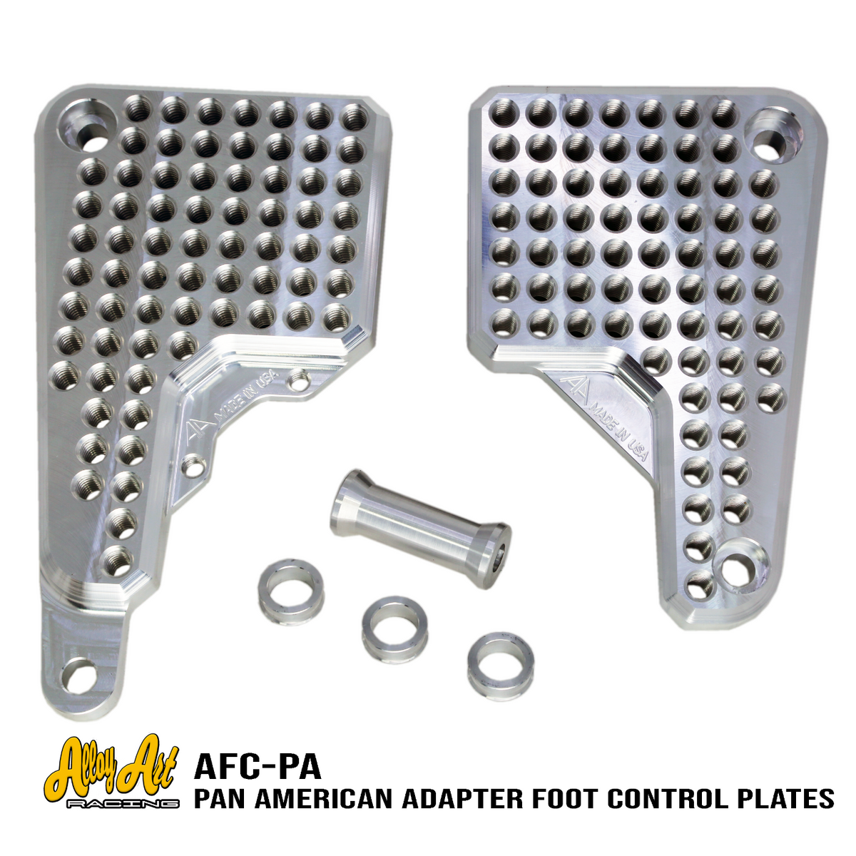 Pan American Adapter foot control plates – Alloy Art