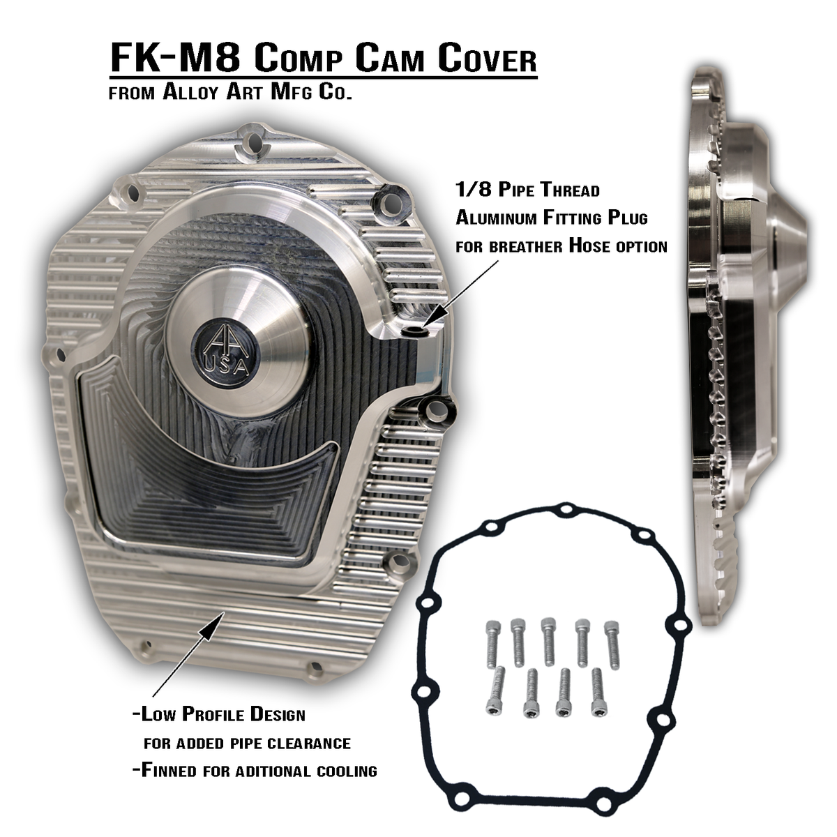 M8 Comp Cam Cover – Alloy Art